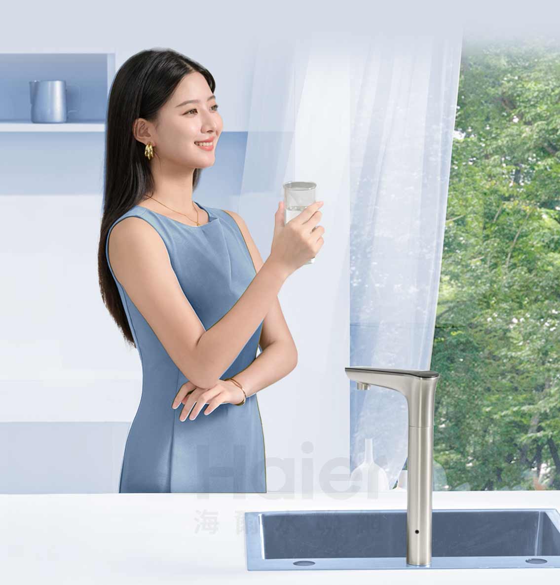 鮮活3.0_RO四段溫控瞬熱生飲淨水器- Haier 海爾水聯網