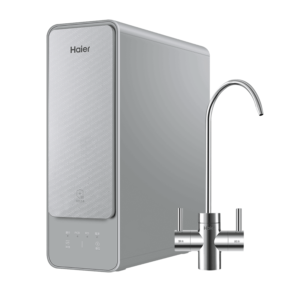 海爾RO淨水器有效去除水中塑膠微粒，給您真．純淨好水